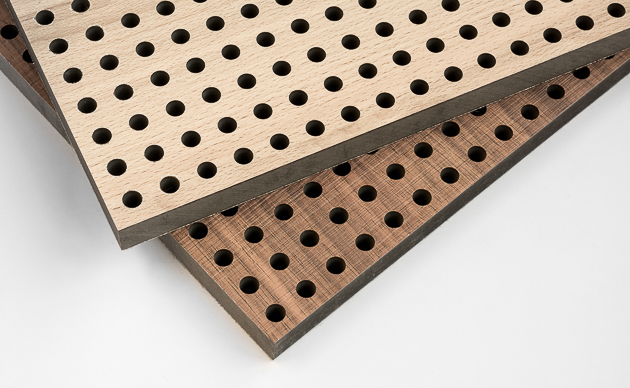 Perforated timber panels