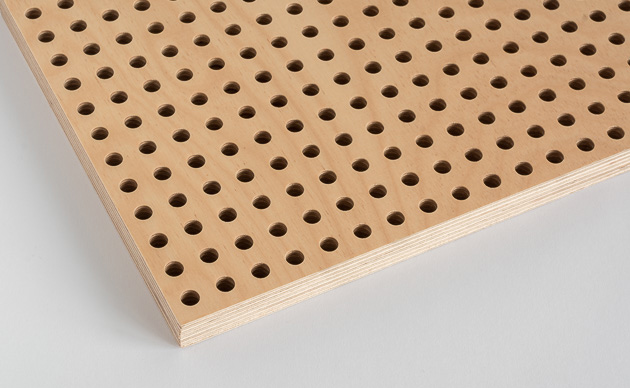 Perforated timber panels